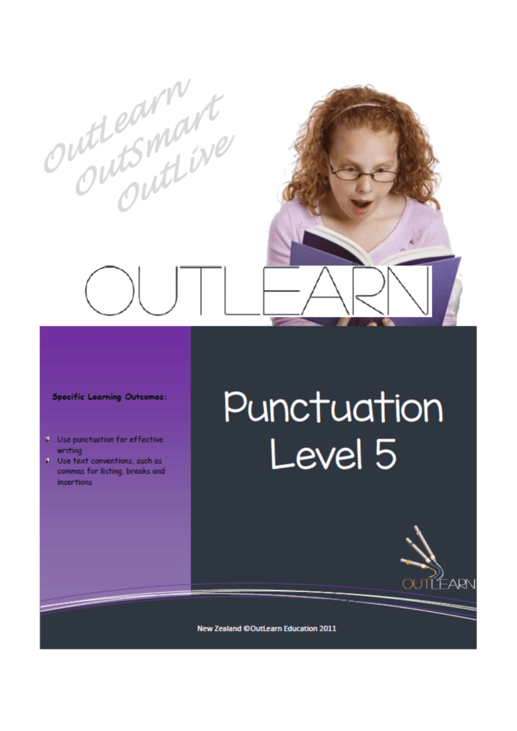 Punctuation 1-8 Set - Step Up Resources